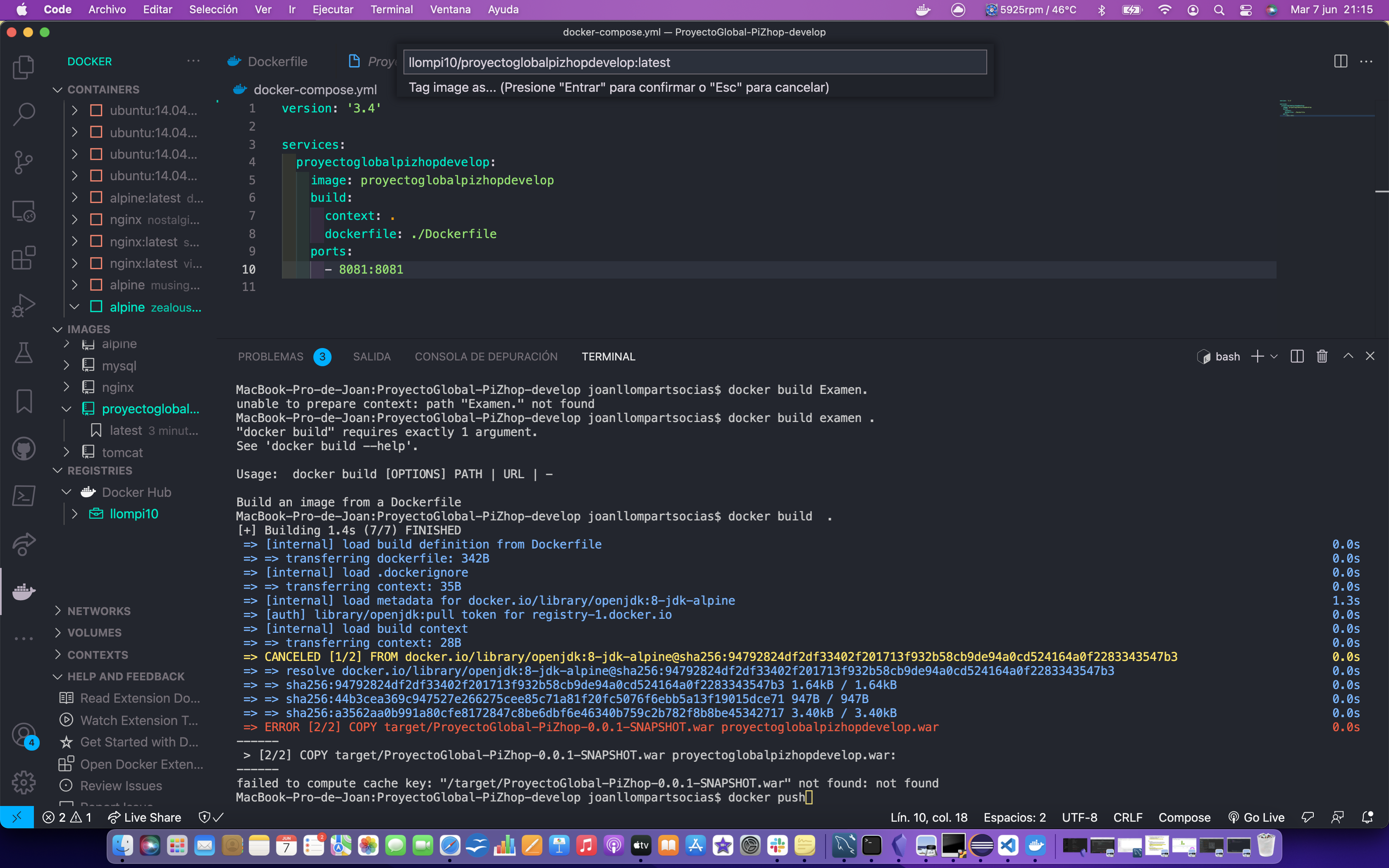 GitHub - JoanLlompart/Examen-S.I-Docker-TOMCAT: 1- Introducción. 2- Configuración del archivo ...