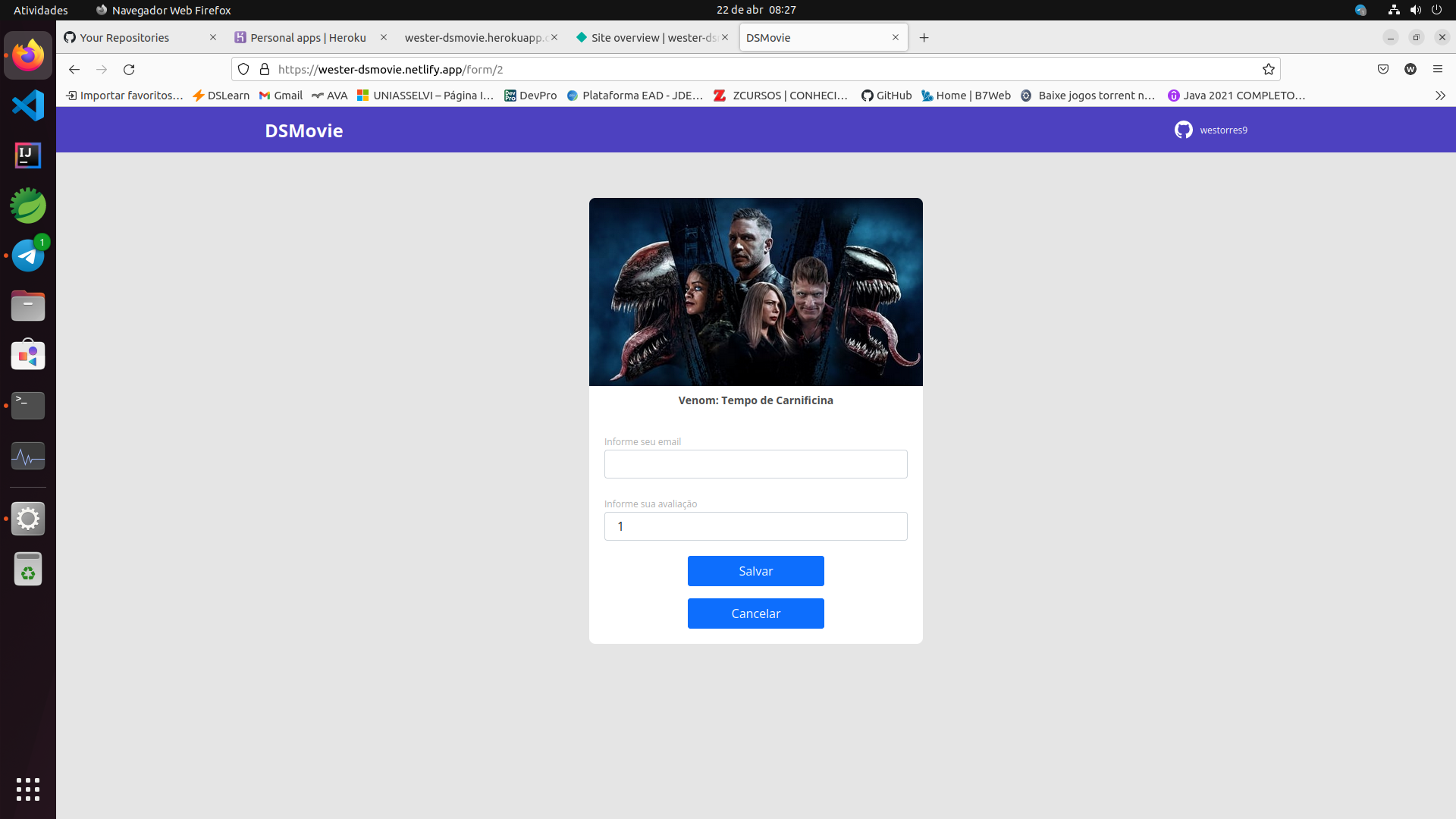 GitHub - westorres9/dsmovie
