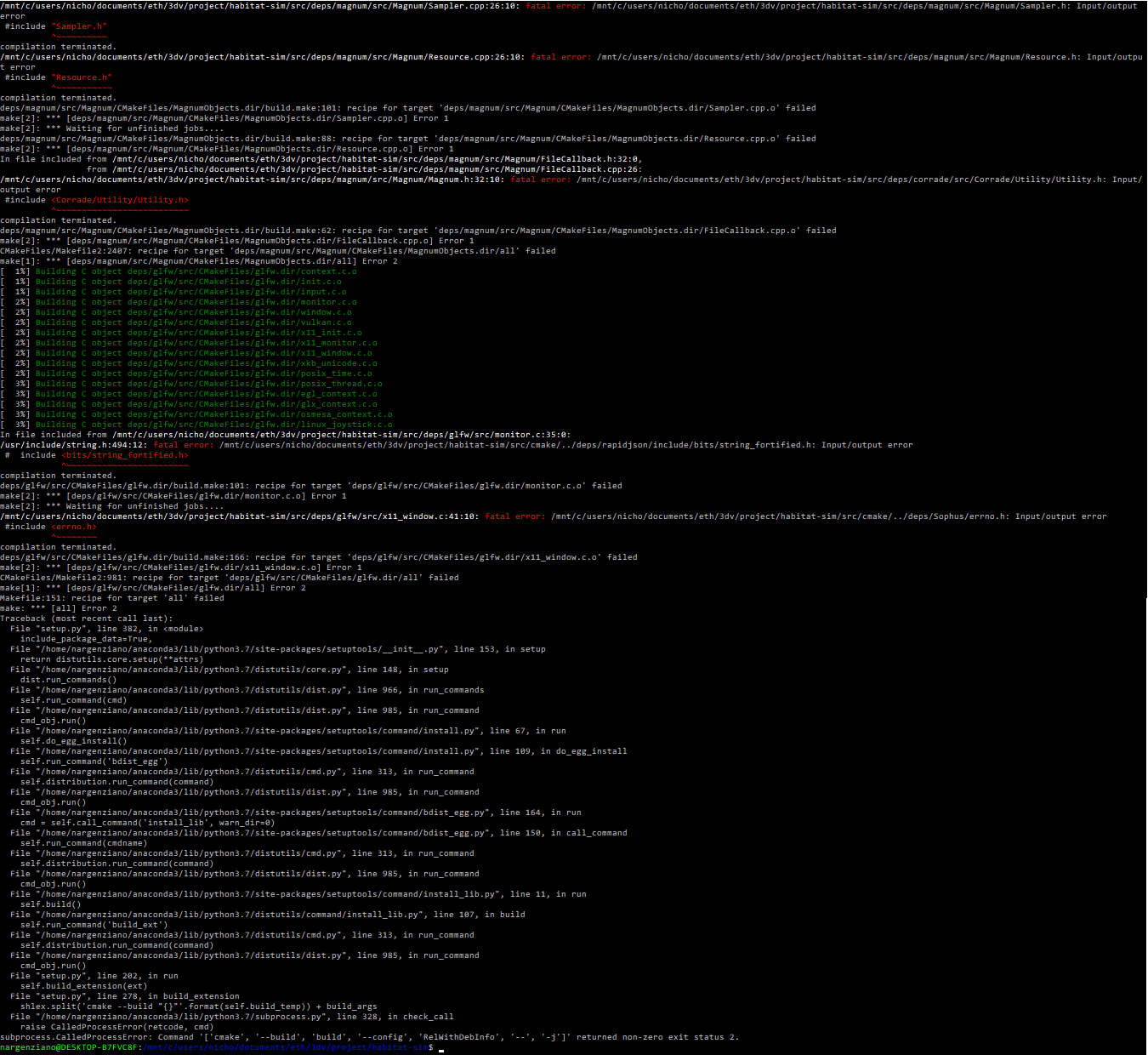 Can't setup habitat-sim (CalledProcessError) · Issue #1695 · facebookresearch/habitat-sim · GitHub