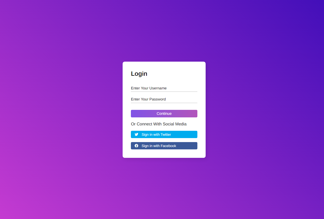 GitHub - maibaggio/login-form: This is a simple login form made with ...