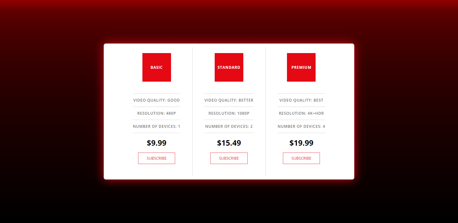 GitHub - corduroydev/netflix-pricing-plans-page: My version of the ...