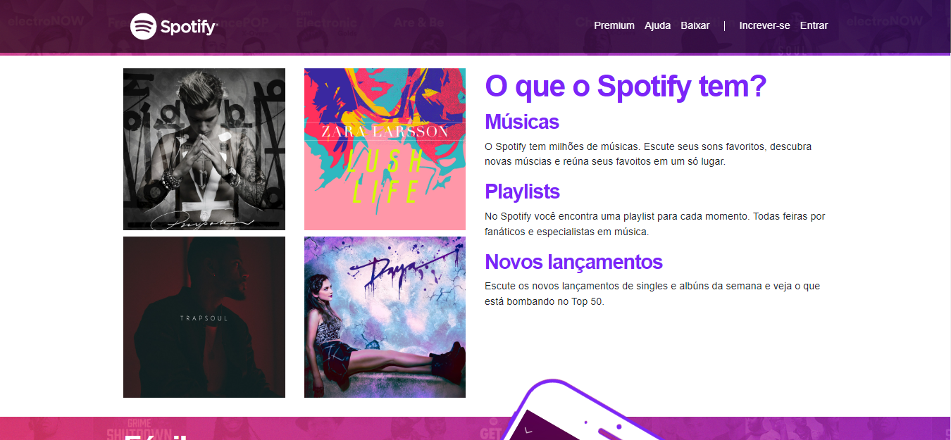 GitHub - JotaPeCarvalho/Projeto-Spotify: Um projeto realizado com ...