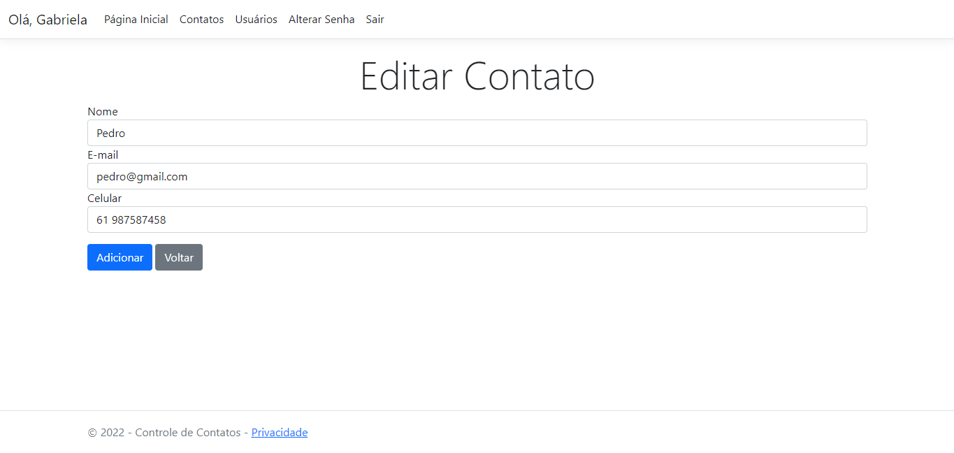 GitHub - JotaPeCarvalho/SistemaDeContatos