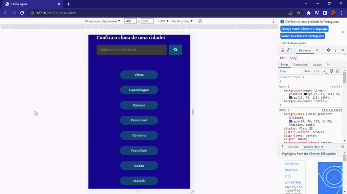 GitHub - Caiomafia/Clima-Api: Projeto Pessoal para desenvolver habilidades de usar API ...