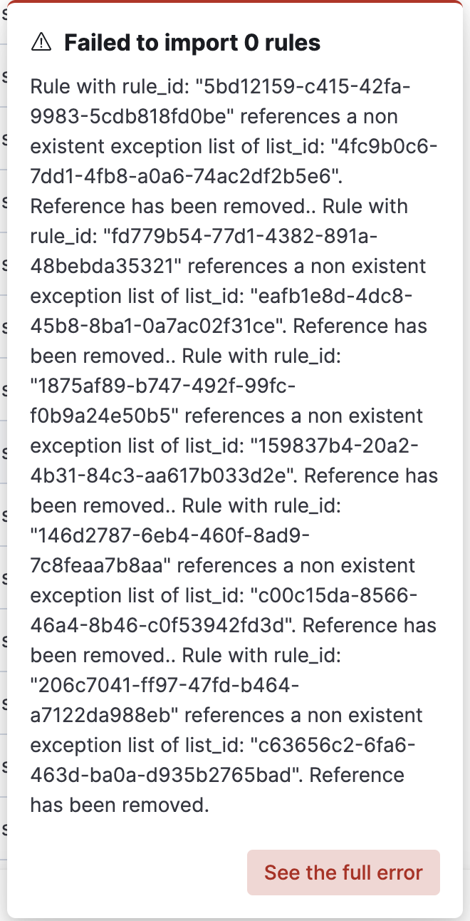 [Security Solution] [Exceptions] Bug Fix: Import rule + exceptions ...