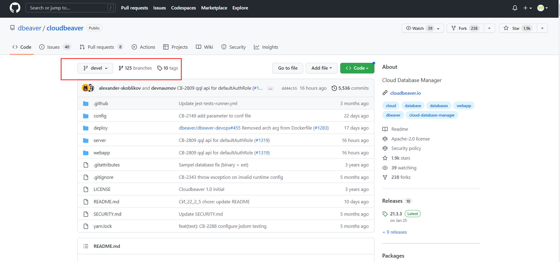 can not start cloudbeaver in eclipse ; java -version : 17 maven : 3.8.6 And start dbeaver ...