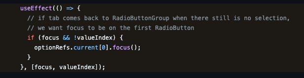 VoiceOver doesn't always navigate Radio Button Group successfully ...