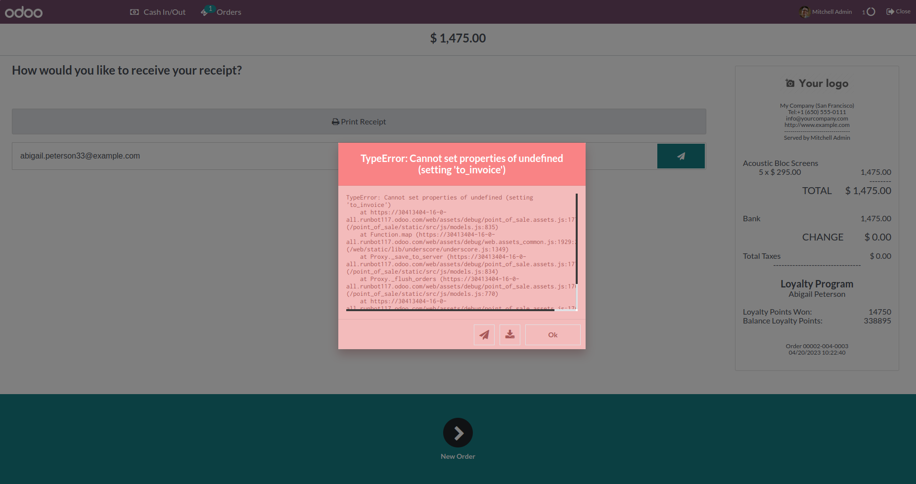 POS Order double click on Validate error issue - ODOO-V16 · Issue ... POS Order double click on Validate error issue - ODOO-V16 · Issue ...