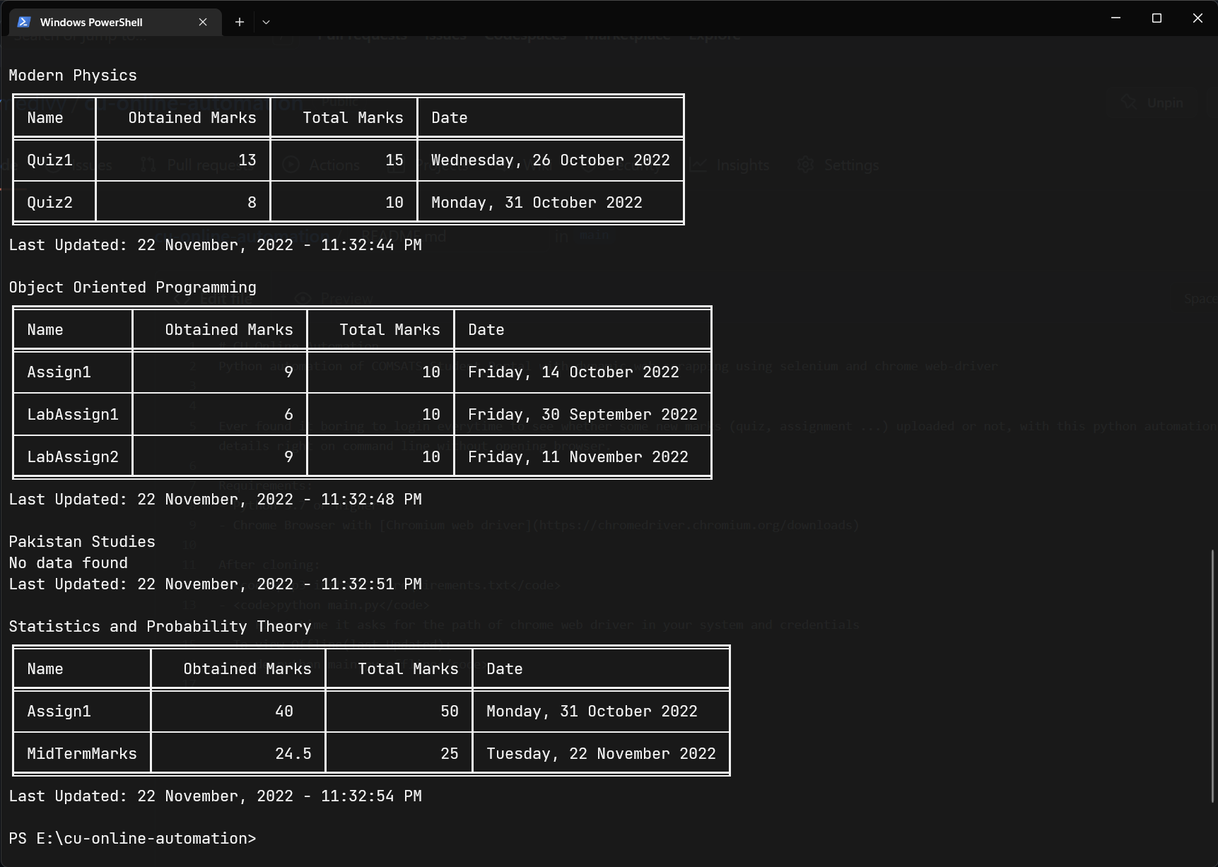 Github Ahmedivycu Online Automation Python Automation Of Comsats 2517