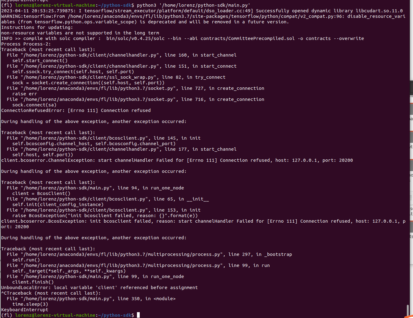运行main.py报错 · Issue #36 · iammcy/BFLC-demo · GitHub