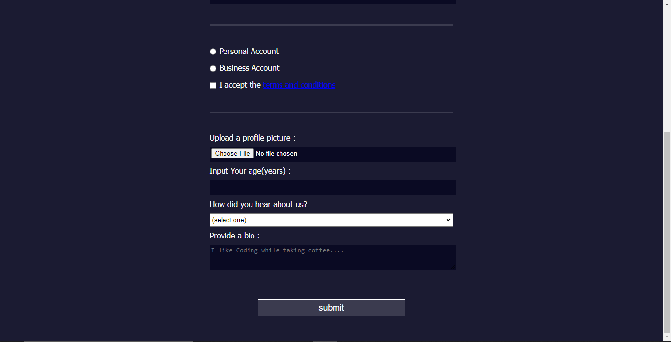 GitHub - Jacktone-wambui/wambui-reg-form: This is a simple registration form