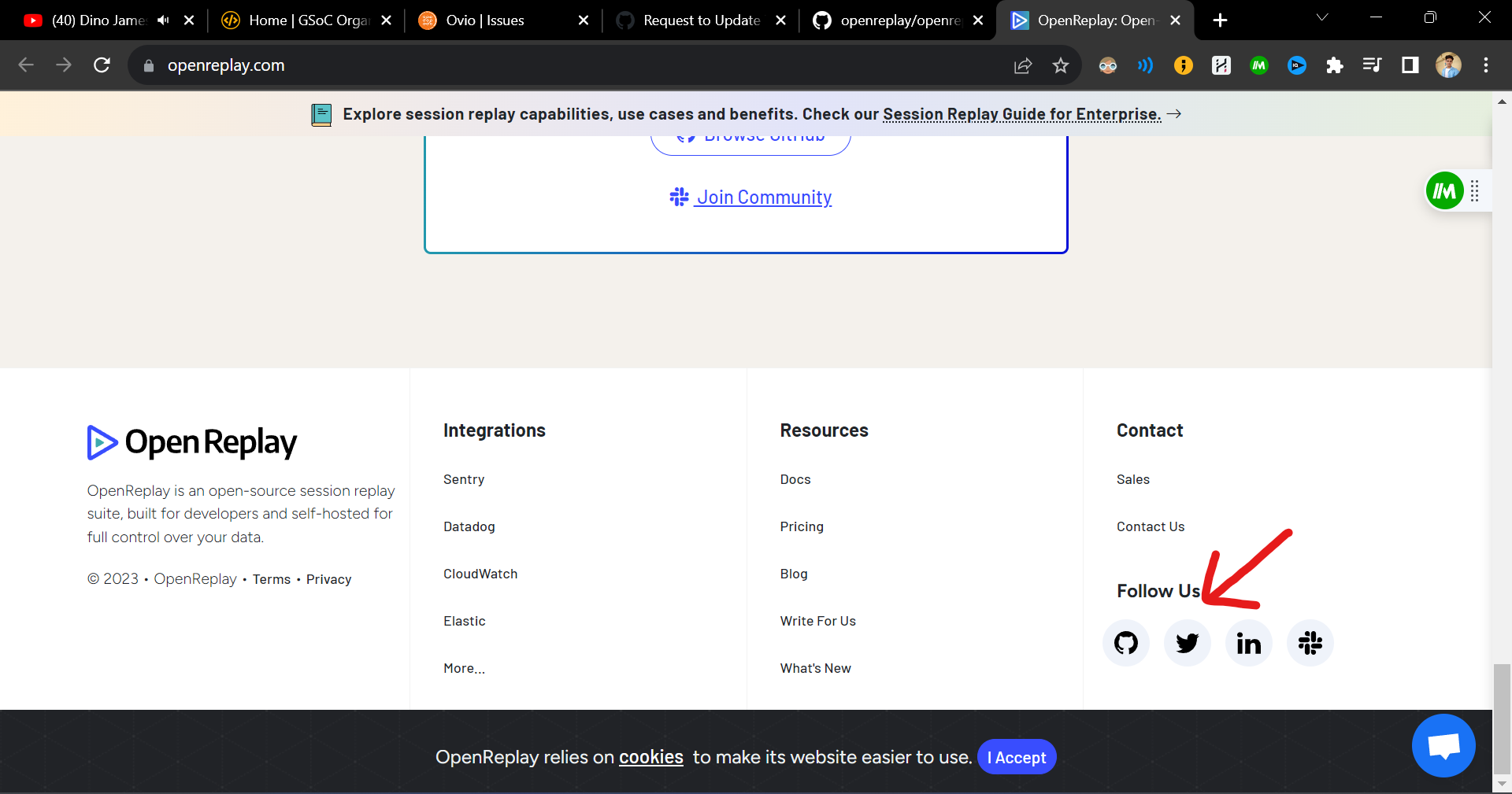 Request to Update Twitter Icon to X · Issue #1468 · openreplay/openreplay · GitHub