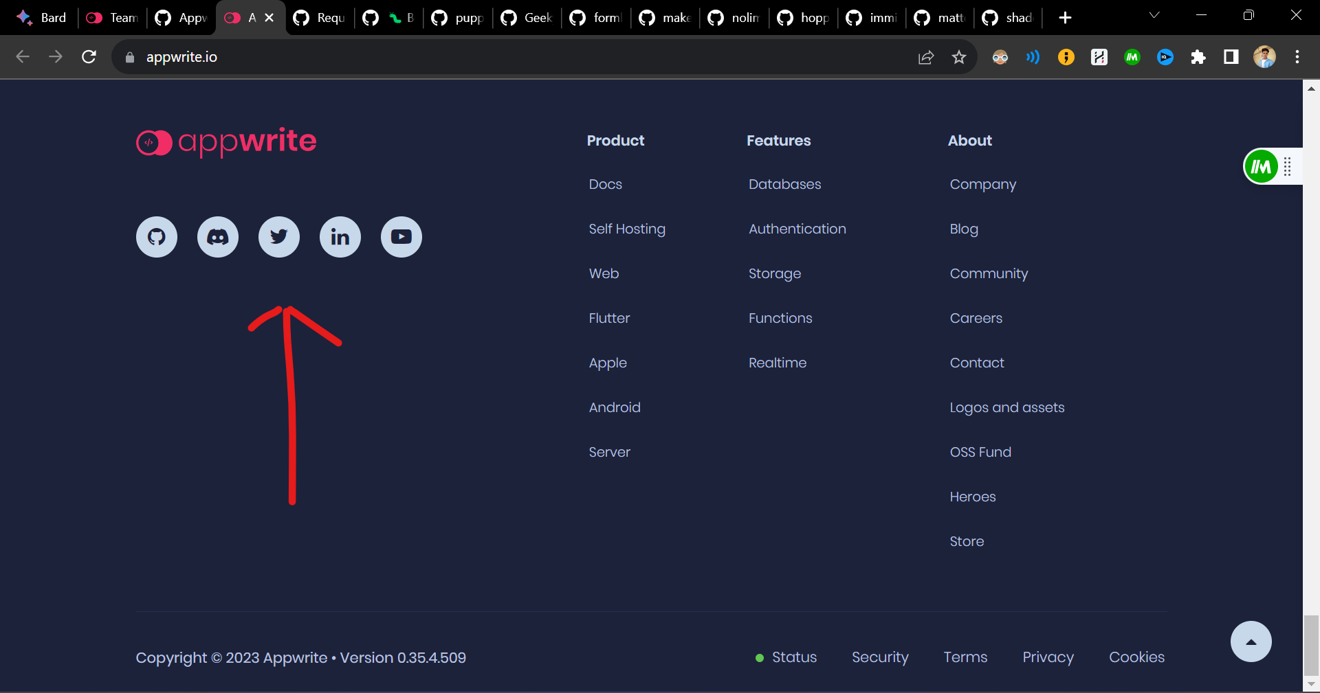 🐛 Bug Report: Request to Update Twitter Icon to X · Issue #6208 · appwrite/appwrite · GitHub