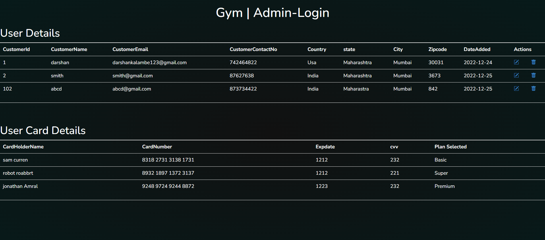 GitHub - Brookli17/Gym-Management