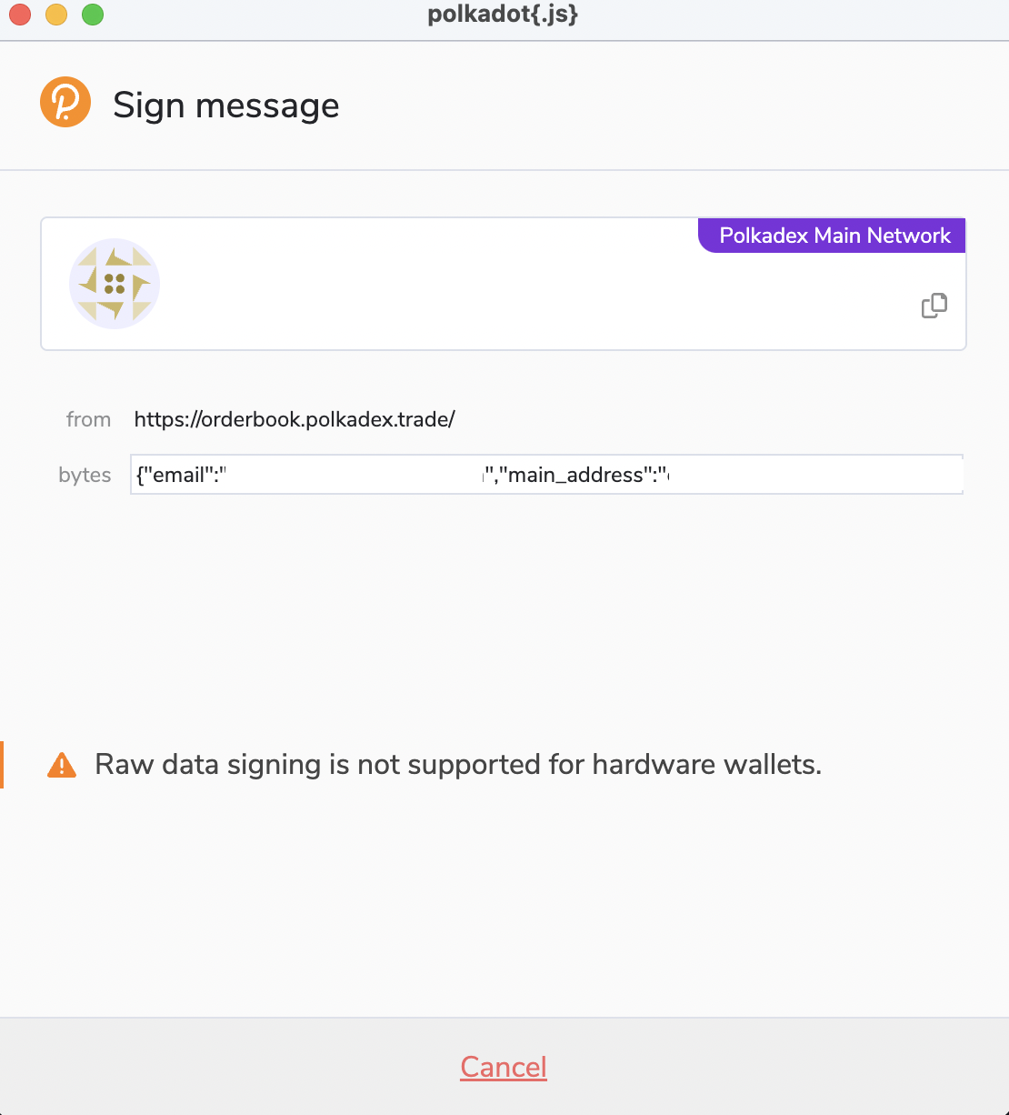 Ledger Wallet Registration Issue · Issue #354 · Polkadex-Substrate/Polkadex-Open-Beta · GitHub