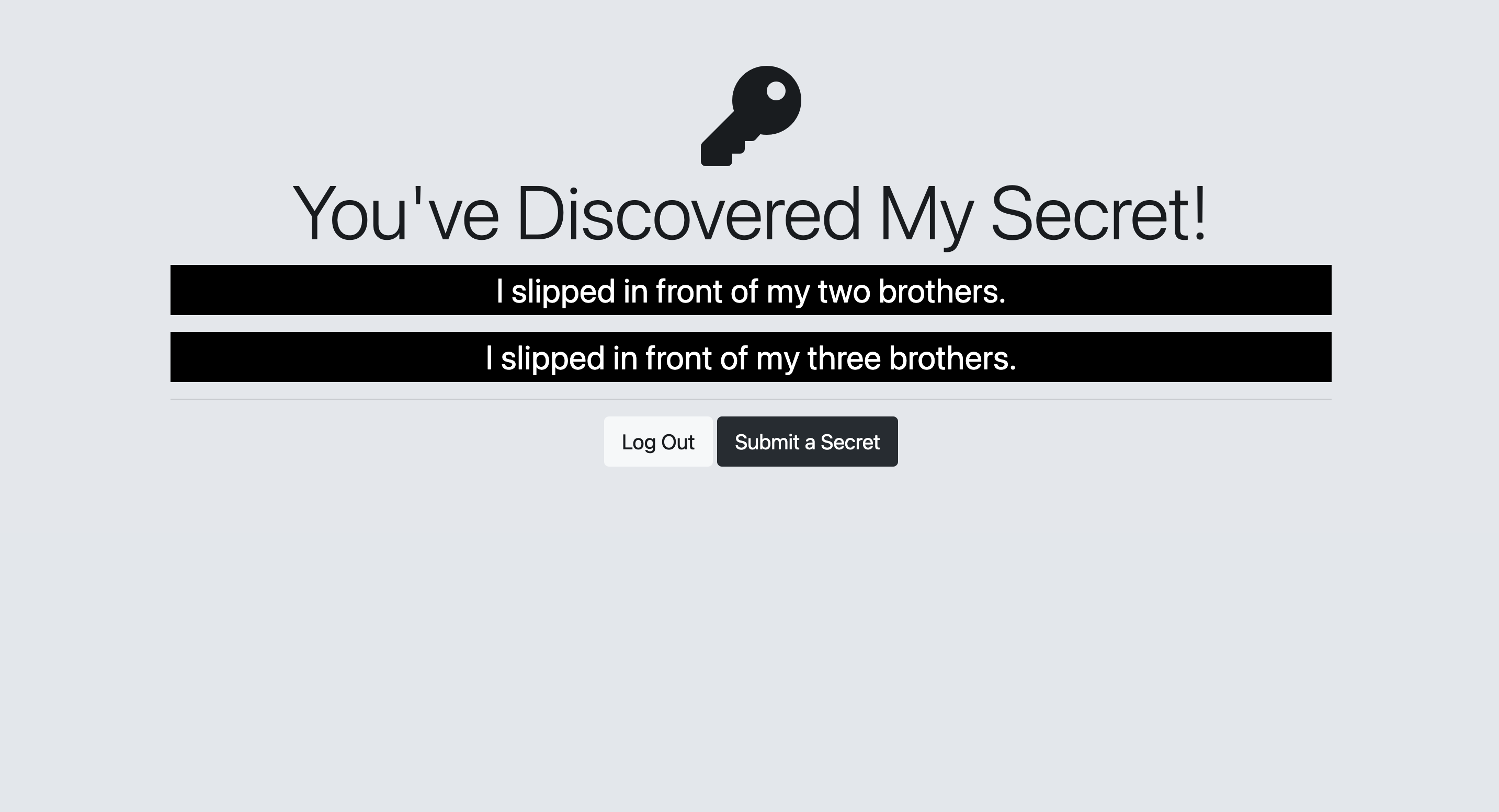 Github Yaruzeng Secrets Project 🤫 A Full Stack Project Supported By Css Html Javascript