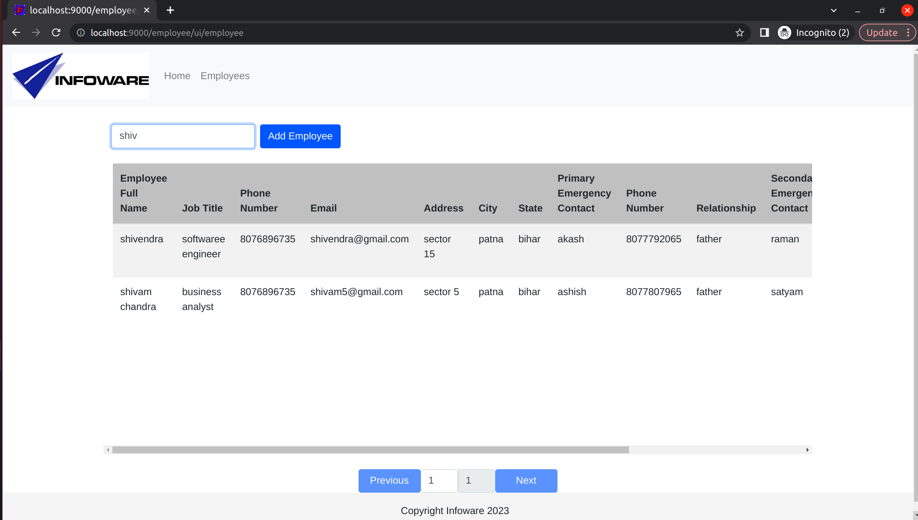 GitHub - RankerO/Infoware-Assignment: CRUD features in Java spring boot API