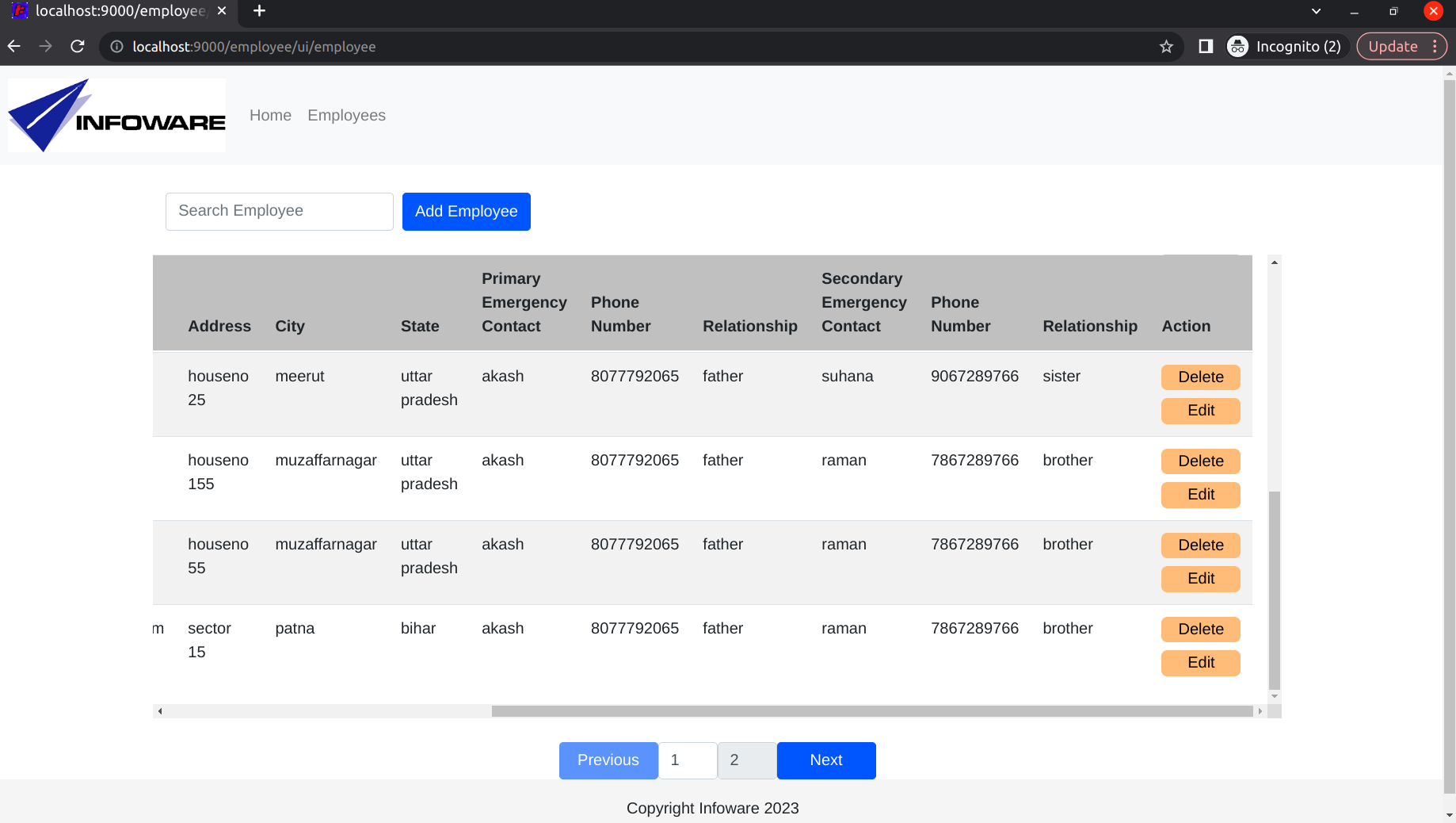 GitHub - RankerO/Infoware-Assignment: CRUD features in Java spring boot API