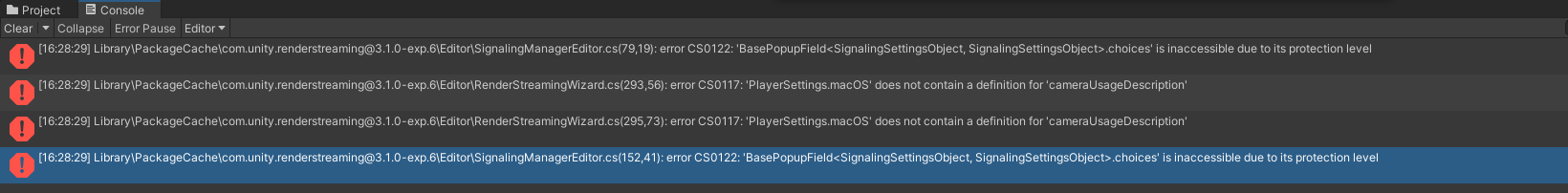 [BUG]: It’s not available in the 2020.3.15f editor. · Issue #891 · Unity-Technologies ...