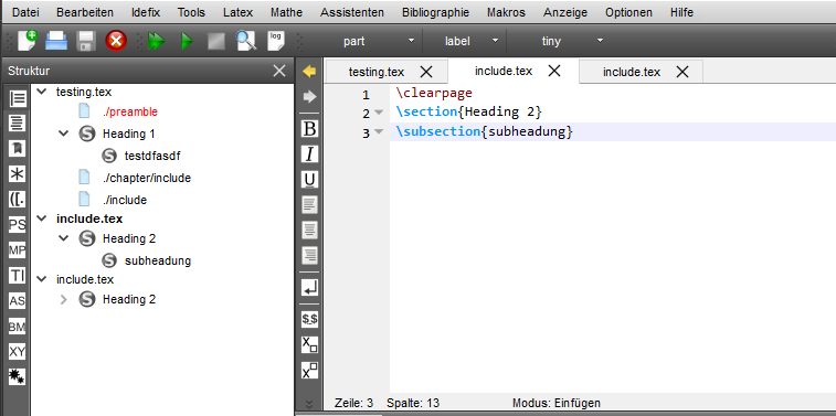 structure panel option "Scroll to current cursor position" ignored (in adv. editor) · Issue ...