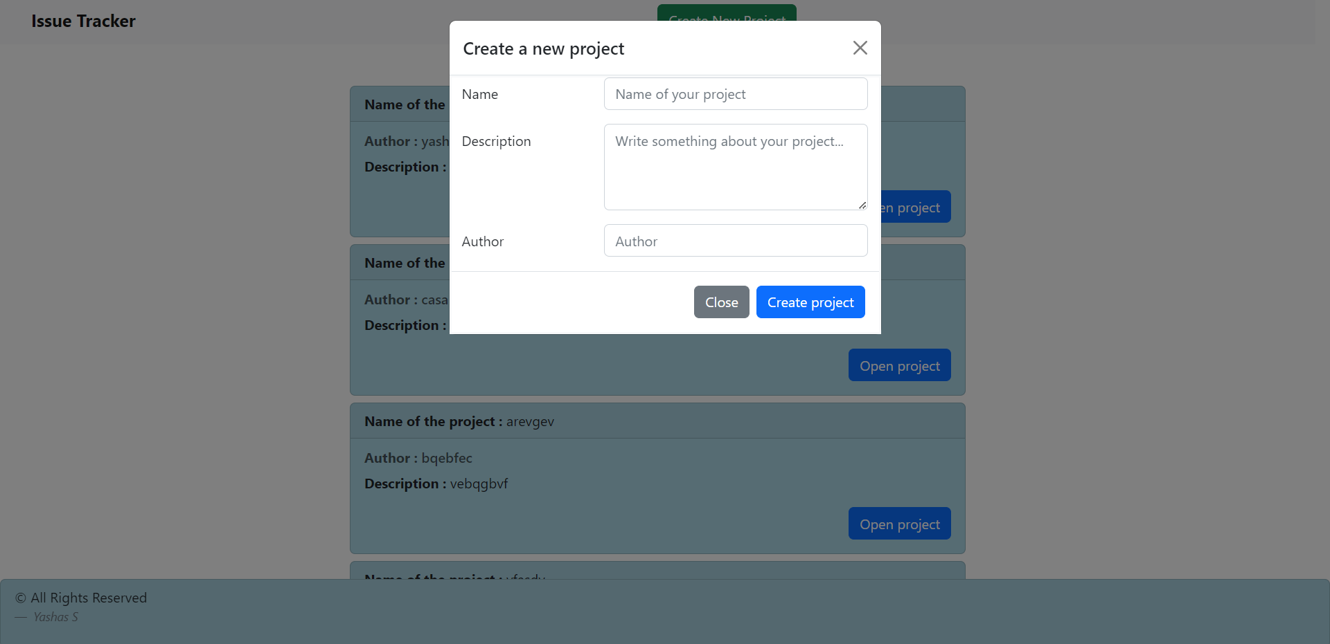 GitHub - Yashas682/issue_tracker: Issue_Tracker