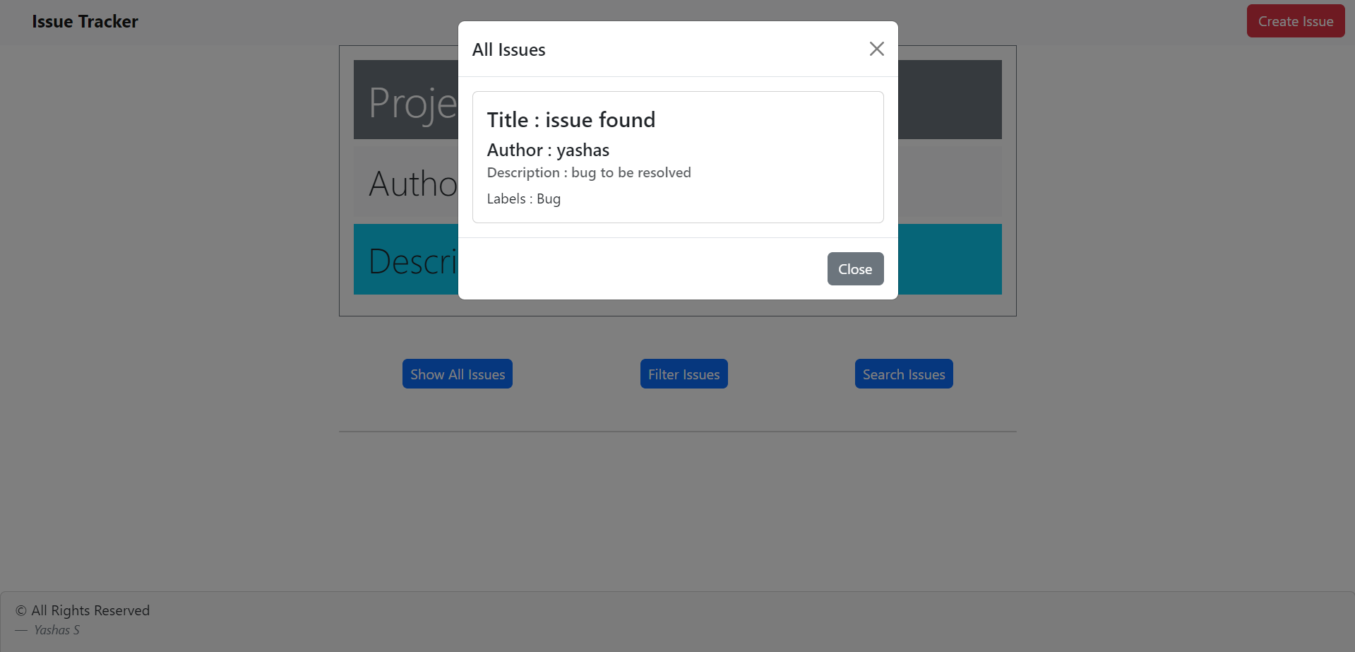 GitHub - Yashas682/issue_tracker: Issue_Tracker