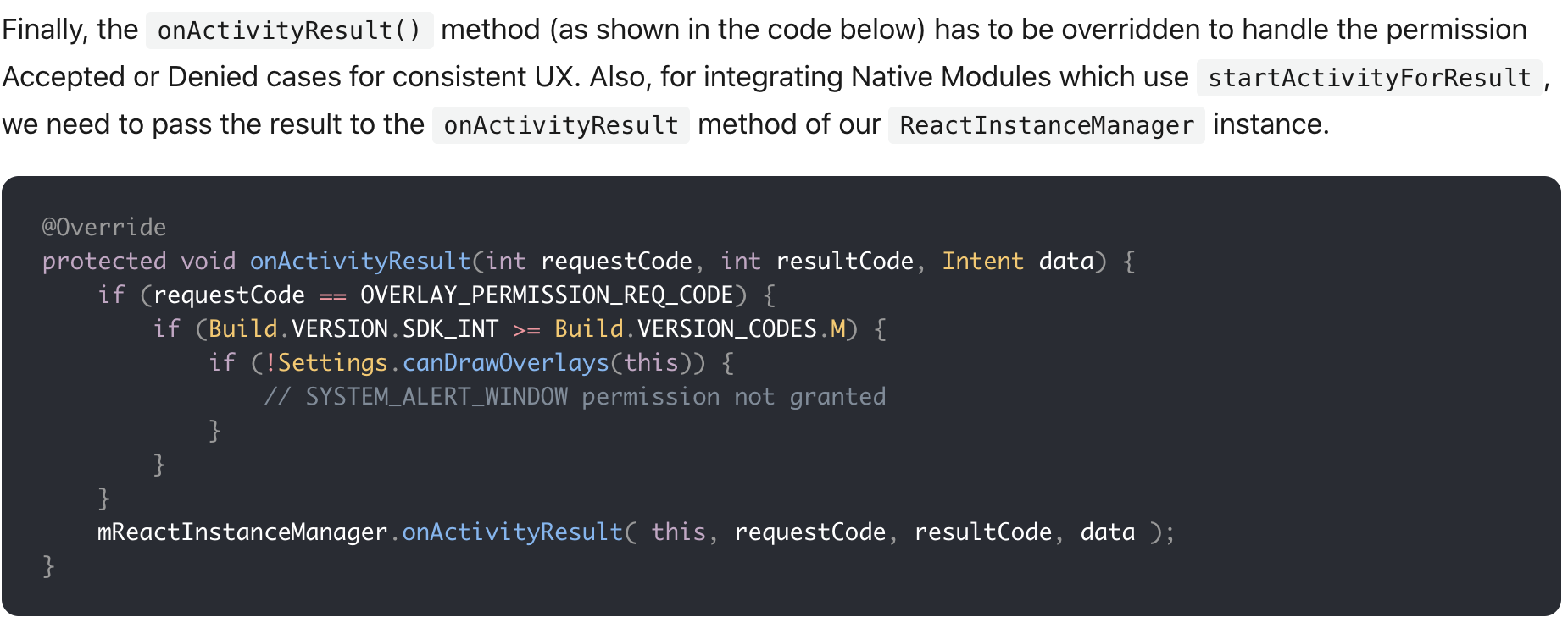 Add react-native to already existing application throws errors · Issue #29315 · facebook/react ...