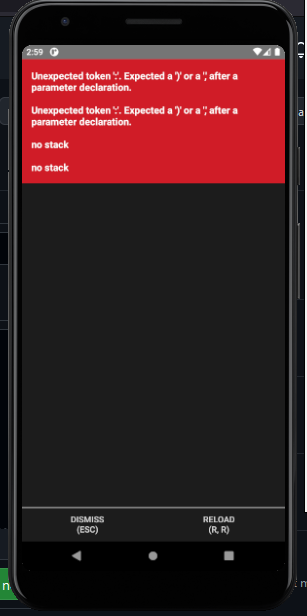 Unexpected Token · Issue 78 · Agoraio Community Agora Rn Quickstart · Github