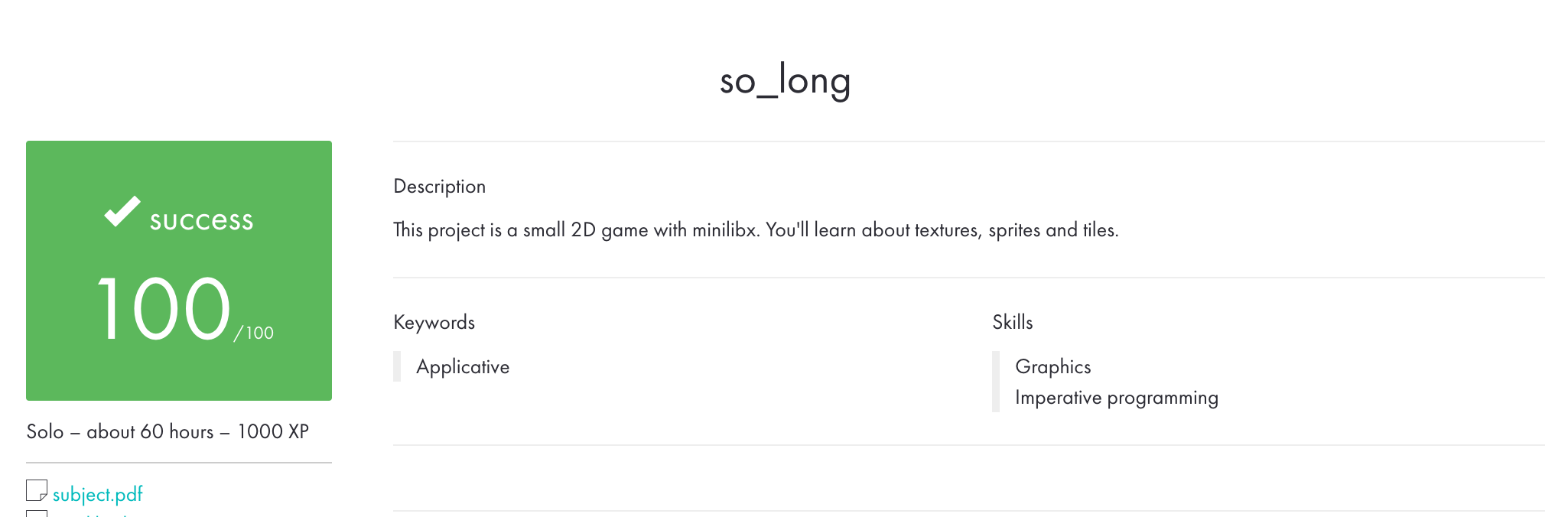GitHub - Nazza01/so_long: Creation of a small 2D game with minilibx.