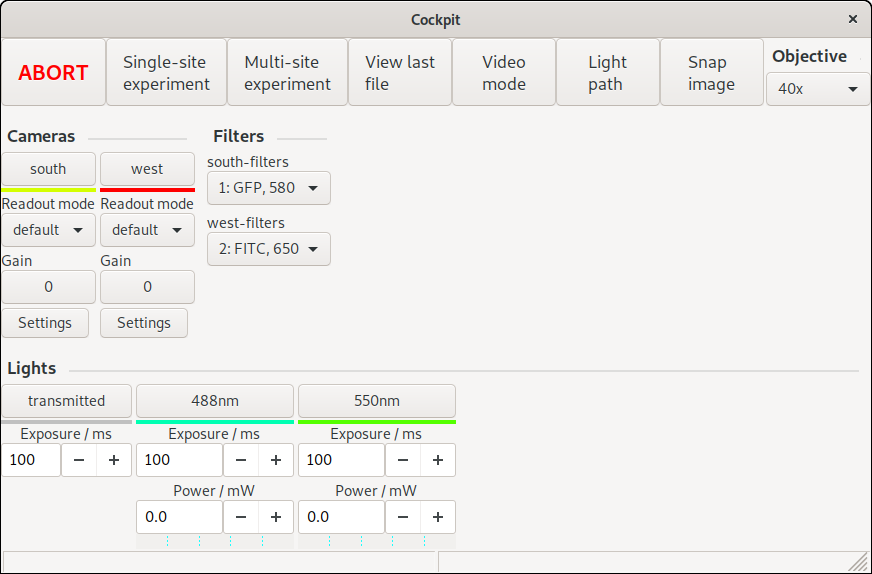 Suggested simple GUI updates. · Issue #580 · microscope-cockpit/cockpit ...