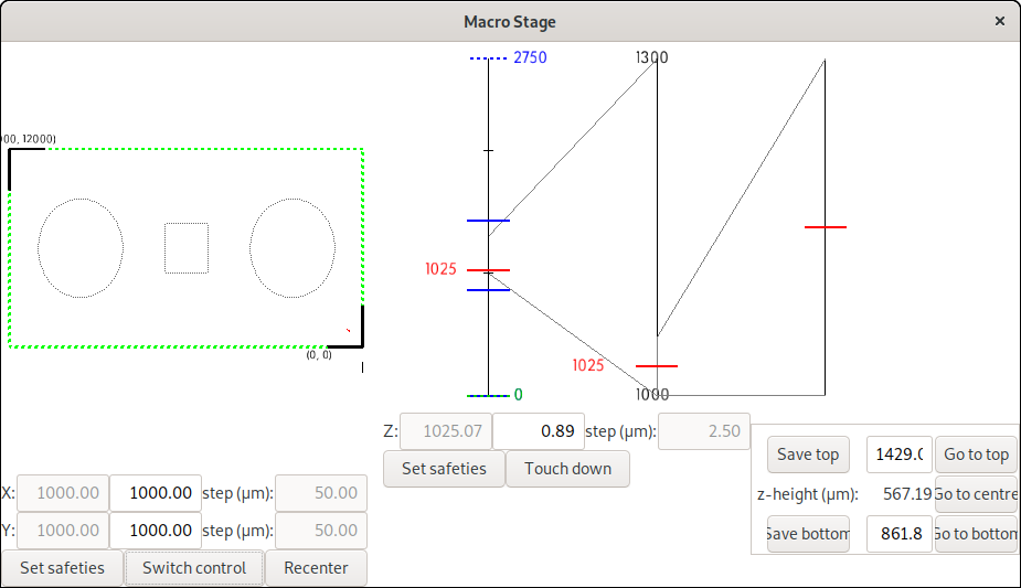 macro stage window layout · Issue #594 · microscope-cockpit/cockpit ...