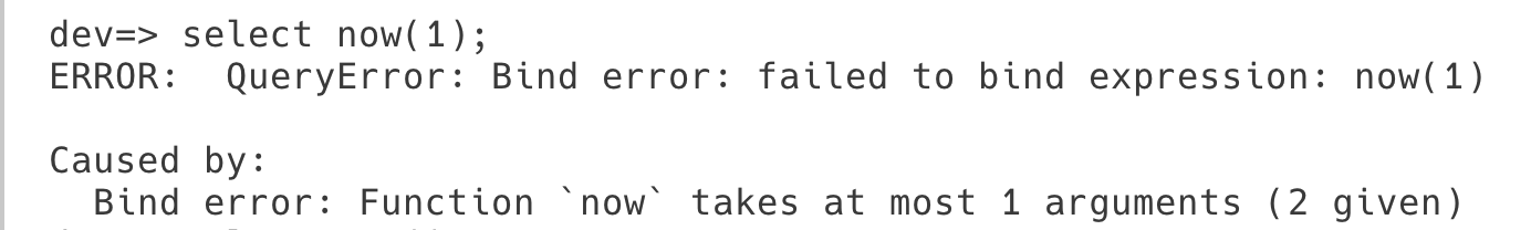 Function bind error seems incorrect · Issue #9605 · risingwavelabs/risingwave · GitHub