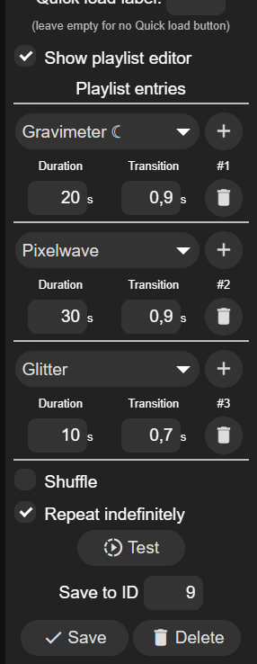 14.0-b4: Can’t disable shuffle on playlists · Issue #3324 · Aircoookie/WLED · GitHub