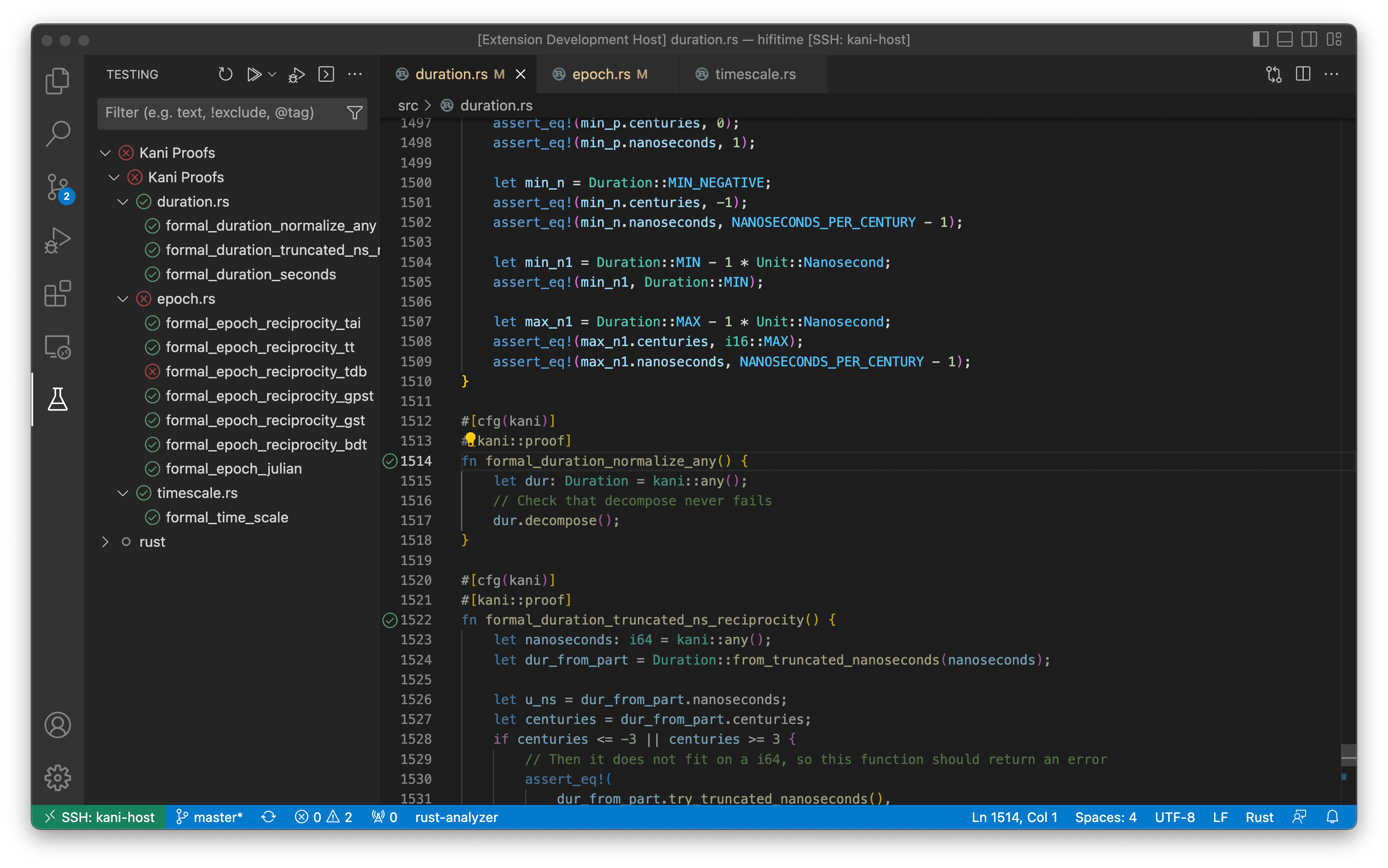 "Kani Executable crashed" error · Issue #9 · model-checking/kani-vscode-extension · GitHub