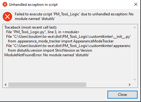 Pacakaging with Pyinstaller · TomSchimansky CustomTkinter · Discussion #730 · GitHub