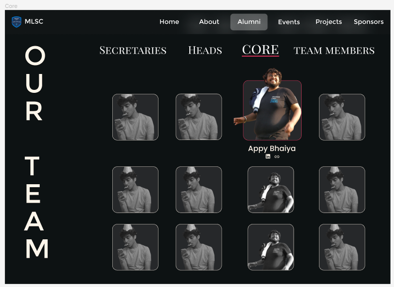 Our Team · Issue #6 · MicrosoftStudentChapter/mlsctiet · GitHub