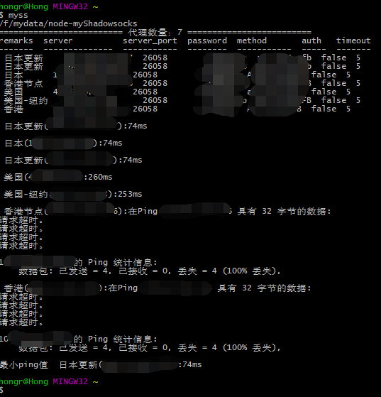 Github Hongrunhuinode Myshadowsocksnodes Nodejs实现的爬取 速飞跃 Sumljjltcn 上的代理节点信息