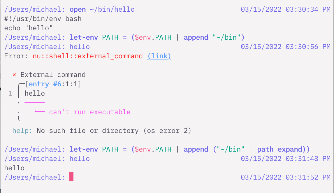 PATH does not support home relative paths · Issue #4855 · nushell/nushell · GitHub