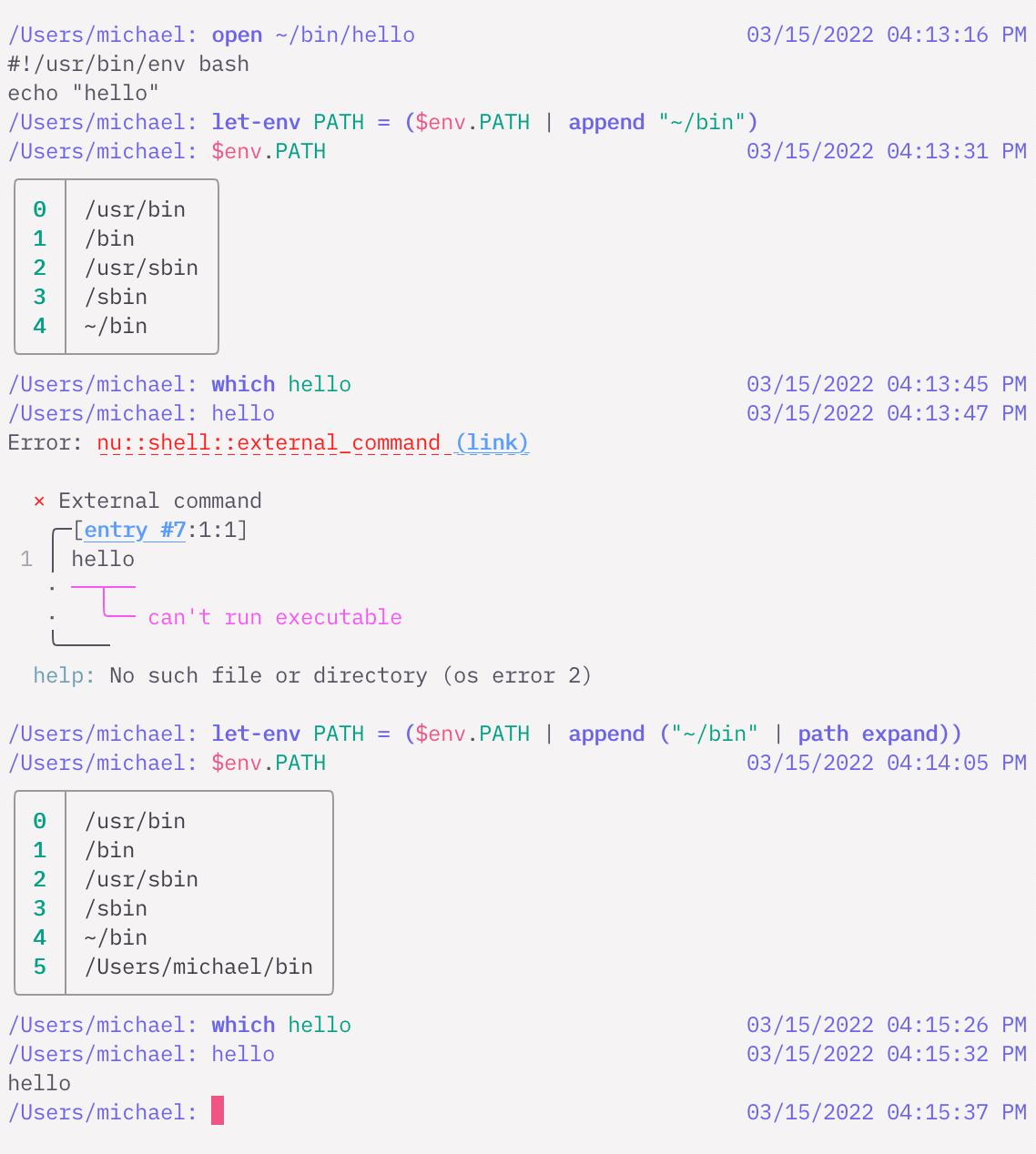PATH does not support home relative paths · Issue #4855 · nushell/nushell · GitHub