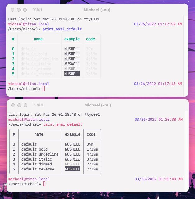 Support ansi "default" code · Issue #4973 · nushell/nushell · GitHub