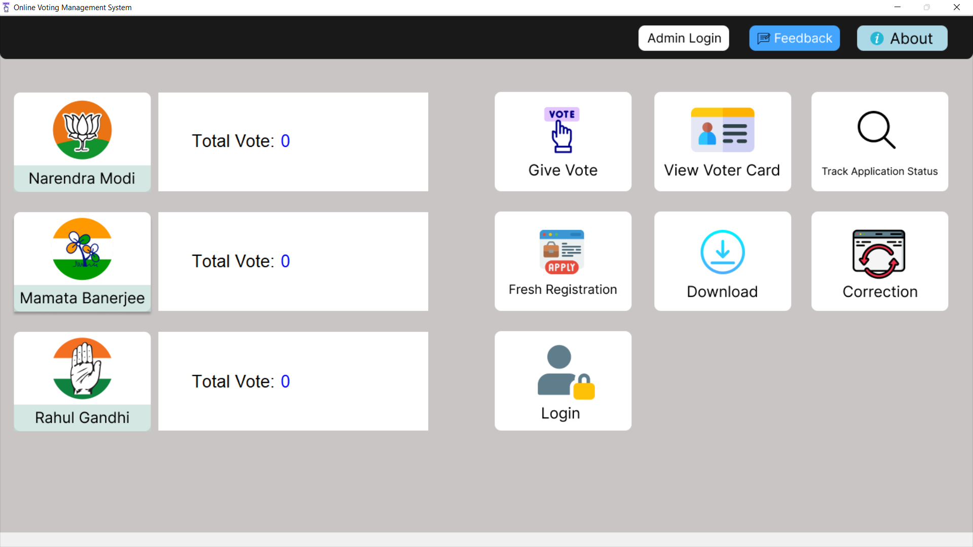 GitHub - DEV6210/Online-Voting-Management-System: This Project is Developed Using Python ...