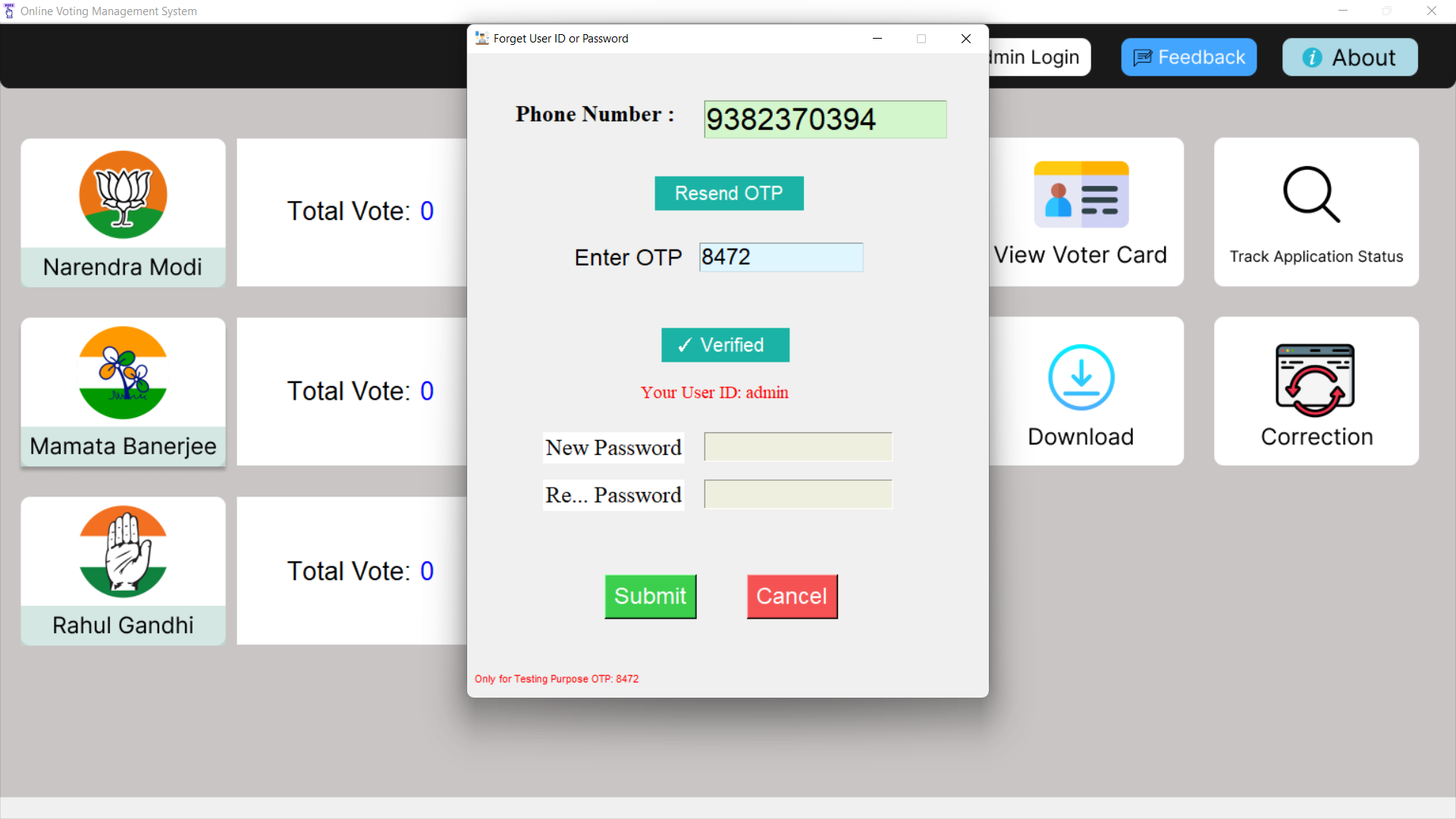 GitHub - DEV6210/Online-Voting-Management-System: This Project is ...