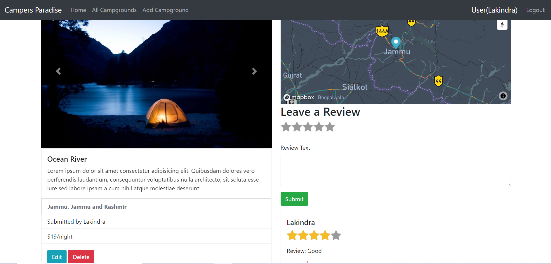 GitHub - iamryan7/CampersParadise: A Full Stack Project