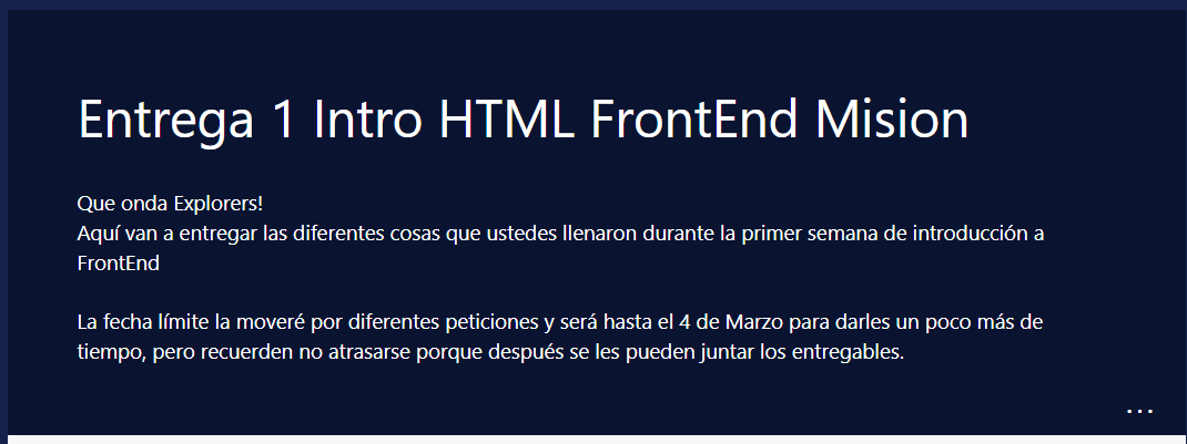Ayuda con envío de trabajos · LaunchX-InnovaccionVirtual FrontEnd-Mision · Discussion #148 · GitHub