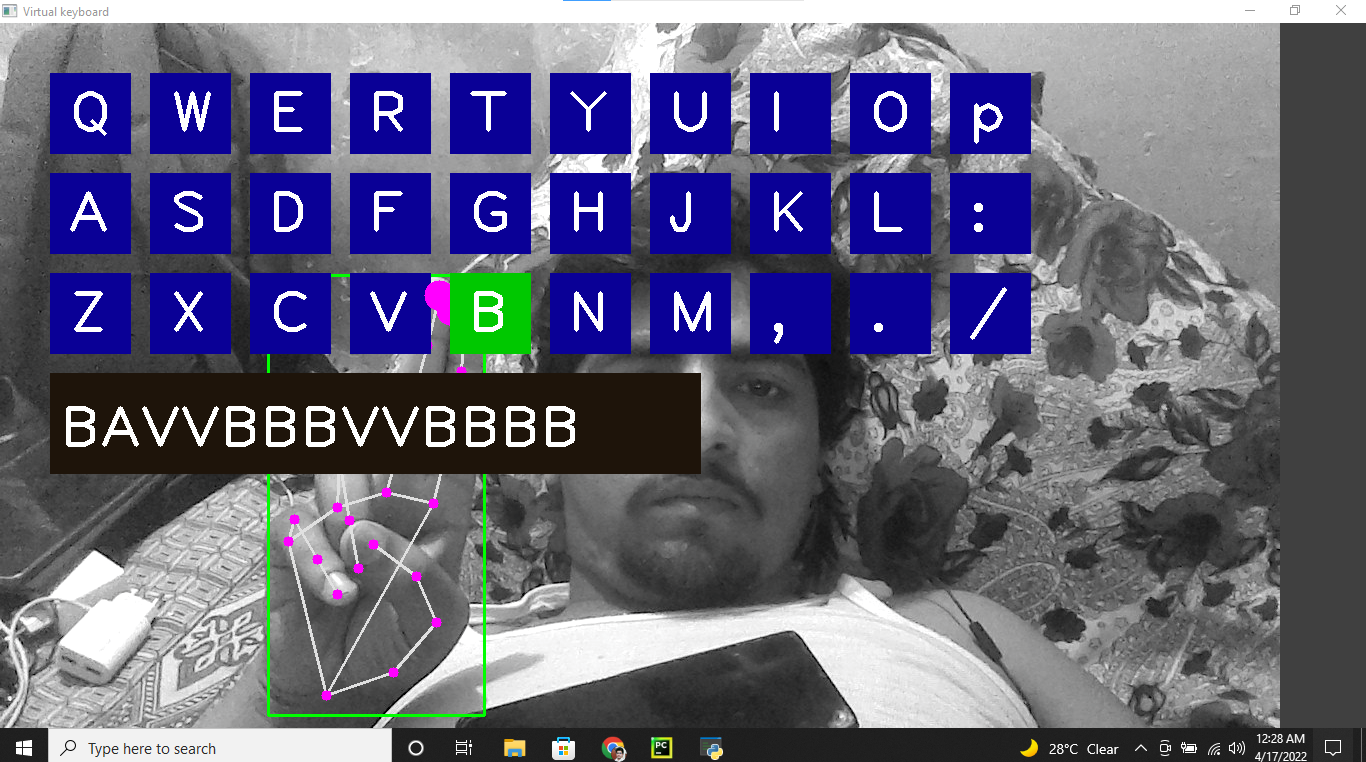 GitHub - sheikhasifali/Virtual-Keyboard-control-by-hand-fingers: This ...
