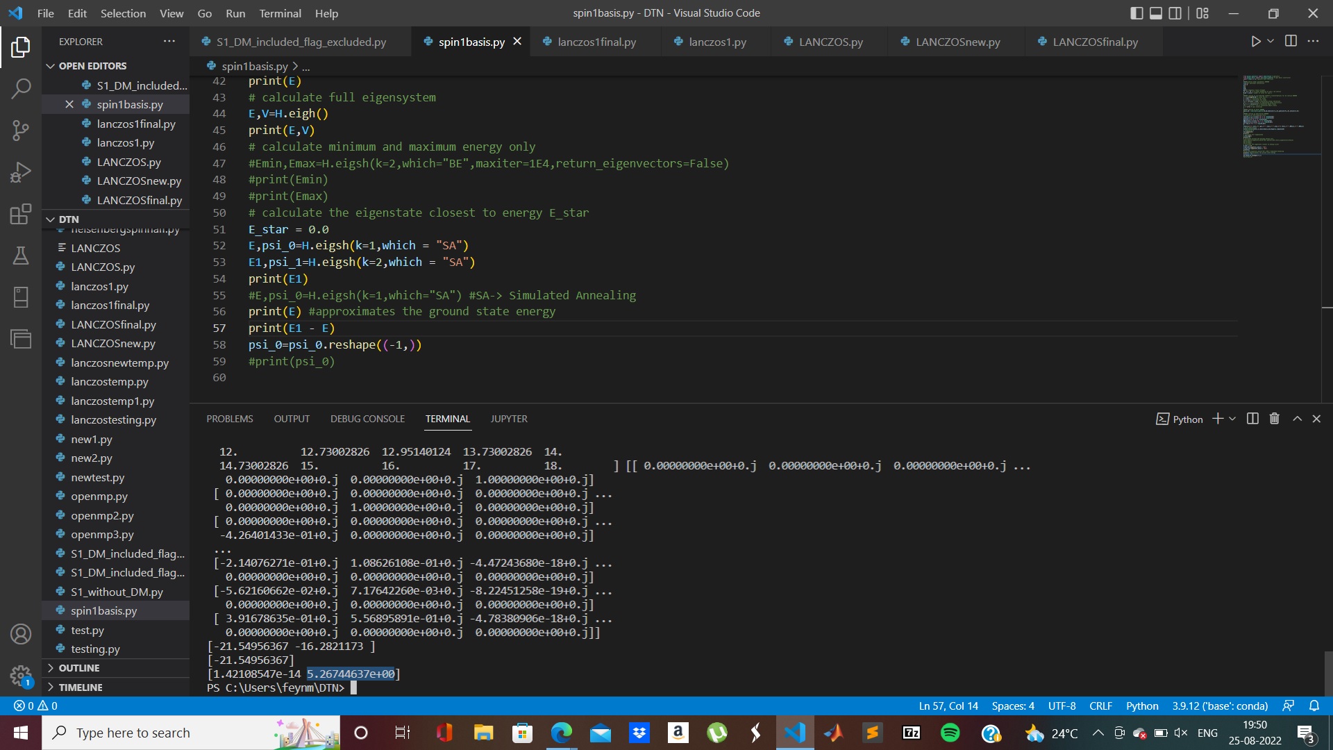 Haldane Gap inconsistency for S = 1 spin chain · Issue #569 · QuSpin/QuSpin · GitHub