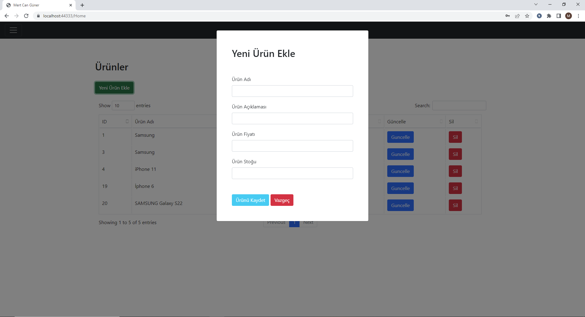 GitHub - mert-guner/Mvc-urun-takip-sistemi