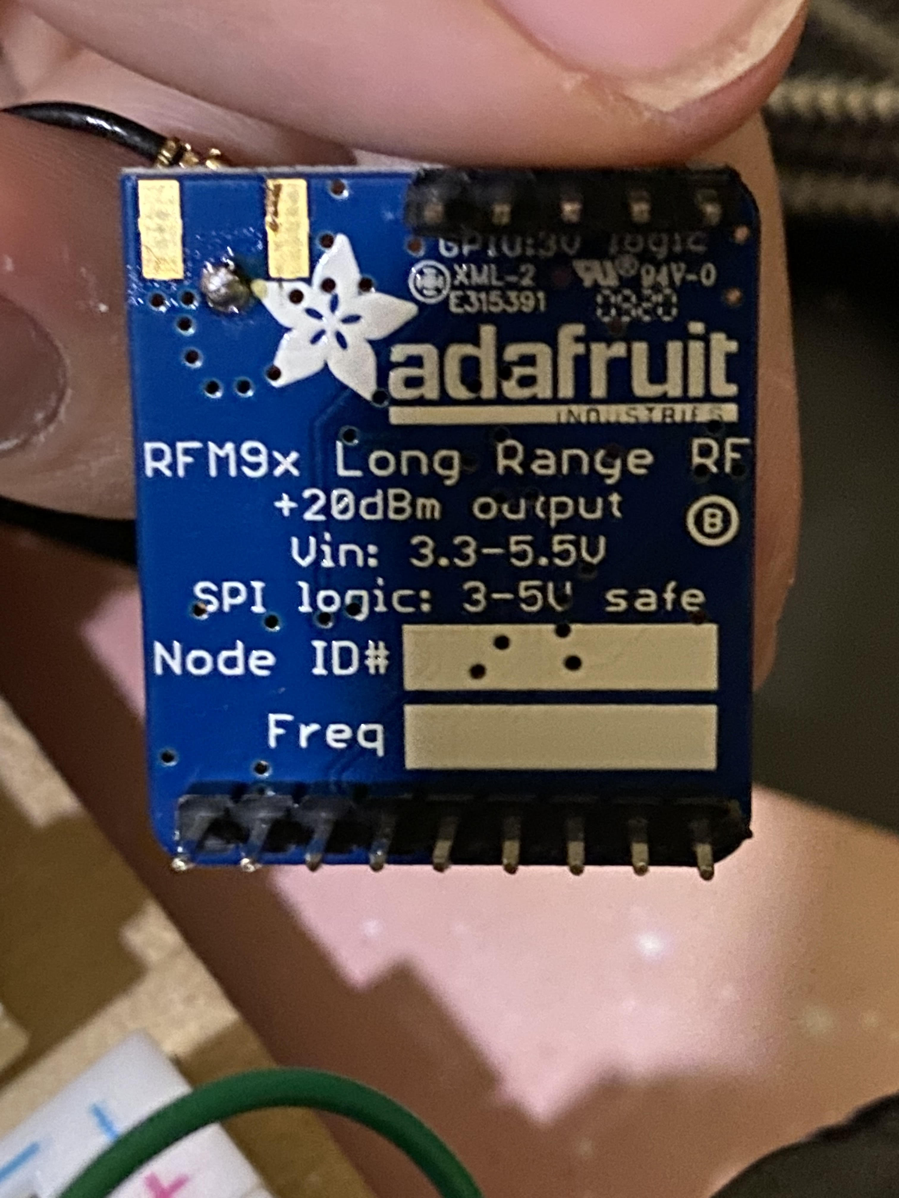 LoRa RFM95 Not Working with Arduino Nano 33 BLE Sense · Issue #375 · jgromes/RadioLib · GitHub