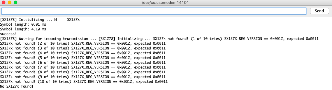 LoRa RFM95 Not Working with Arduino Nano 33 BLE Sense · Issue #375 · jgromes/RadioLib · GitHub