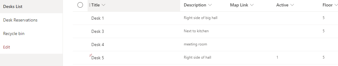 Desk Reservation - Code did not work - No data · Issue #43 · aprildunnam/PowerApps · GitHub